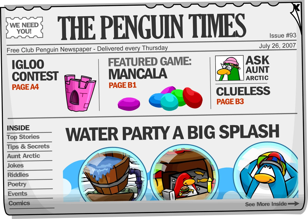 Club Penguin Times/Issue 93 | Club Penguin Wiki | Fandom