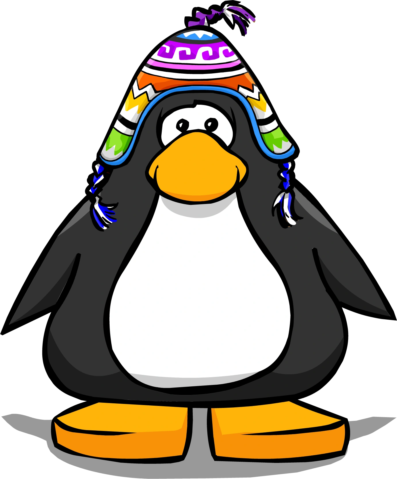 Multi-Colored Chullo | Club Penguin Wiki | Fandom
