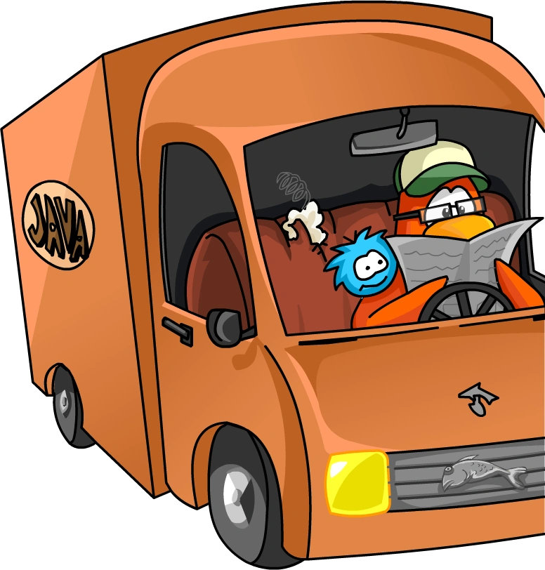Java Delivery Truck | Club Penguin Wiki | Fandom