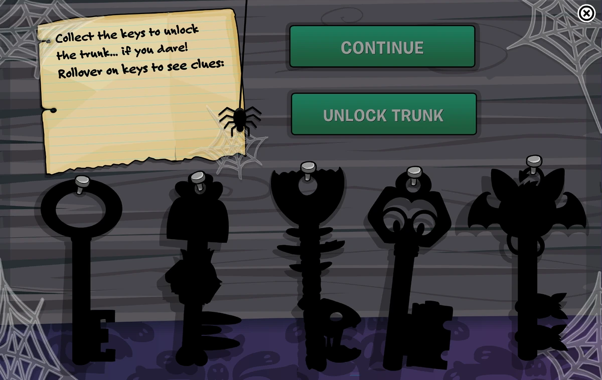 Five Spooky-Keys | Club Penguin Wiki | Fandom