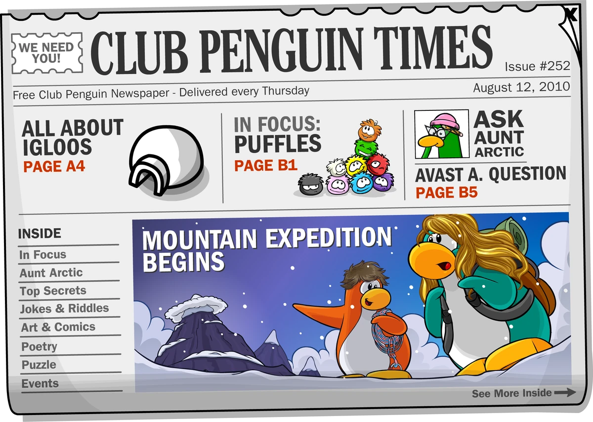Club Penguin Times/Issue 252 | Club Penguin Wiki | Fandom