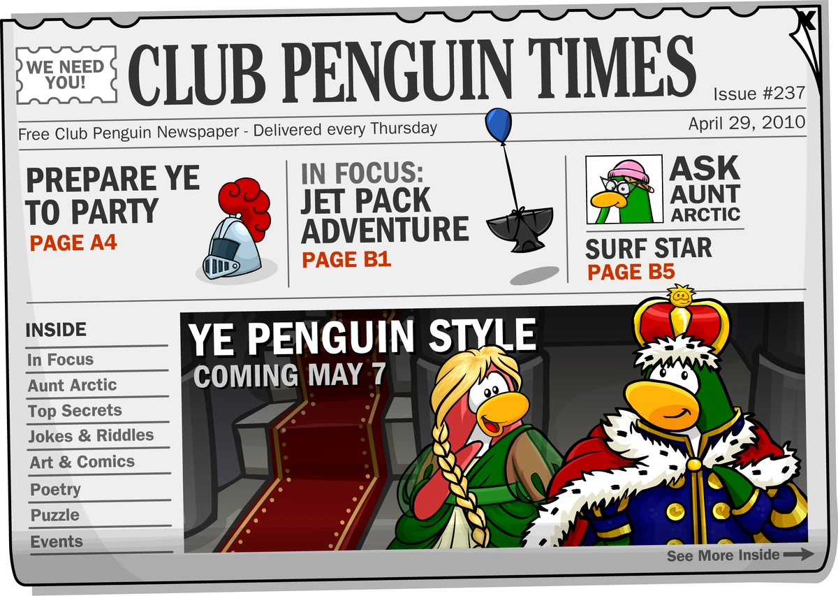 Club Penguin Times/Issue 237 | Club Penguin Wiki | Fandom