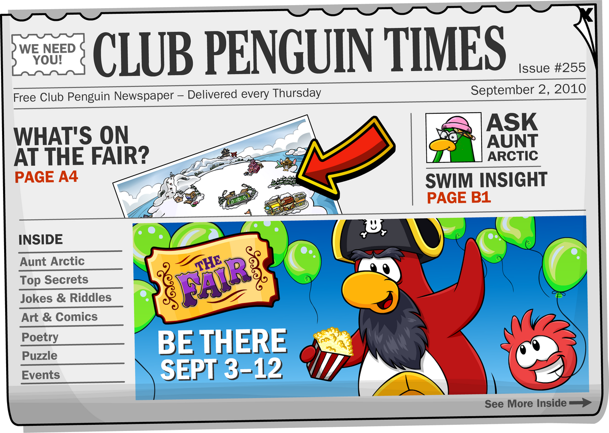 Club Penguin Times/Issue 255 | Club Penguin Wiki | Fandom Club Penguin Times/Issue 255 | Club Penguin Wiki | Fandom