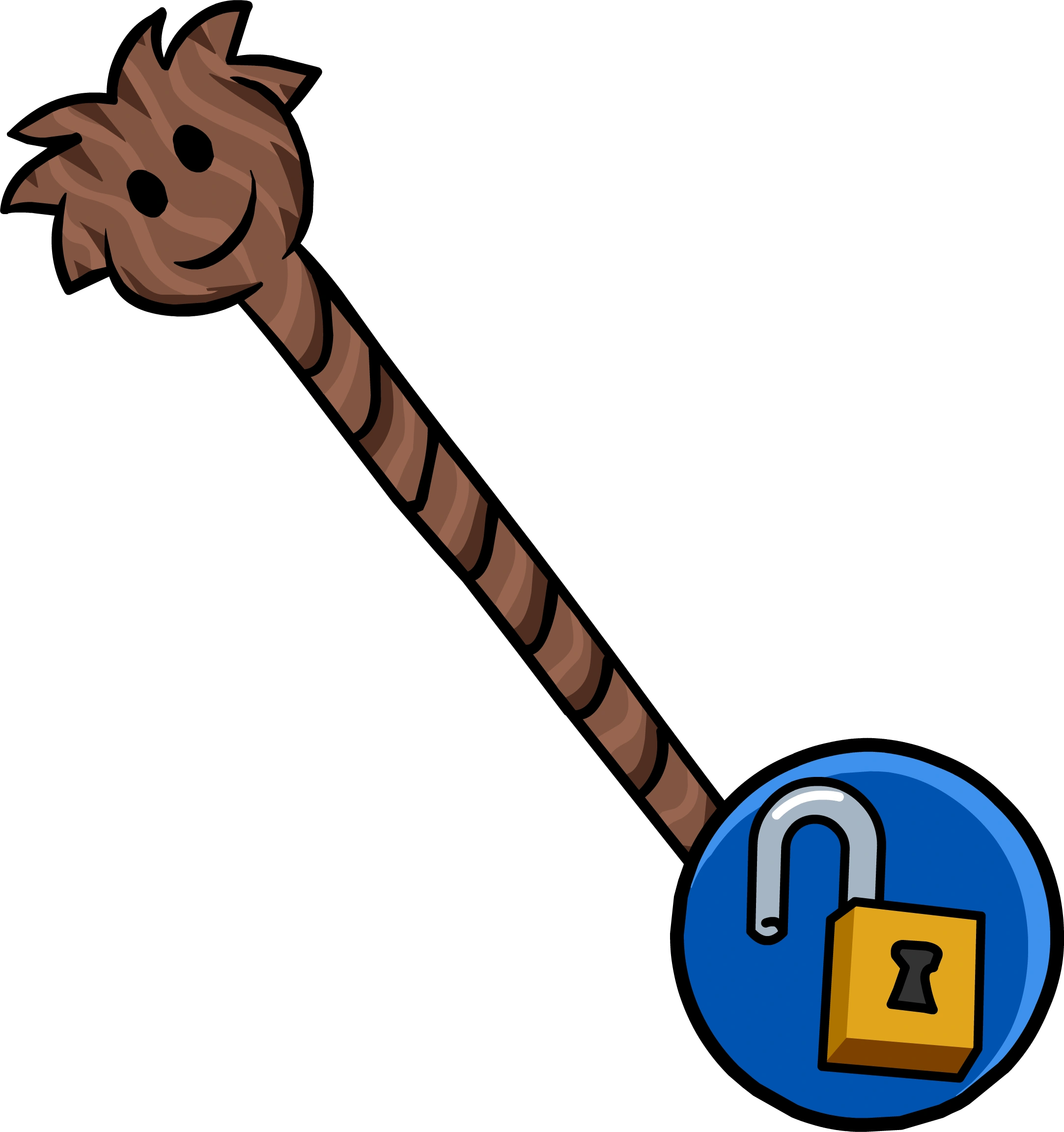 Freaky Tiki Staff | Club Penguin Wiki | Fandom