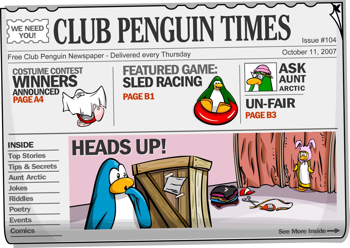 Club Penguin Times/Issue 104 | Club Penguin Wiki | Fandom