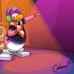 club penguin coloring pages cadence definition