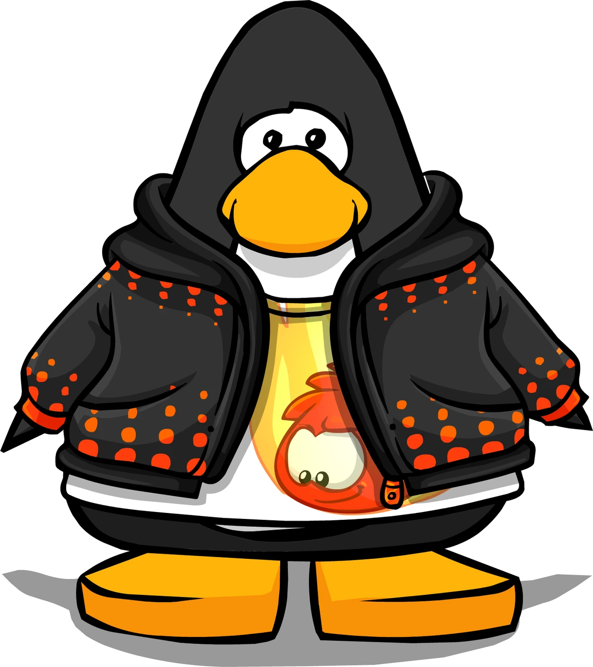 Puffle Flame Hoodie | Club Penguin Wiki | Fandom