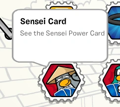Sensei Card stamp | Club Penguin Wiki | Fandom