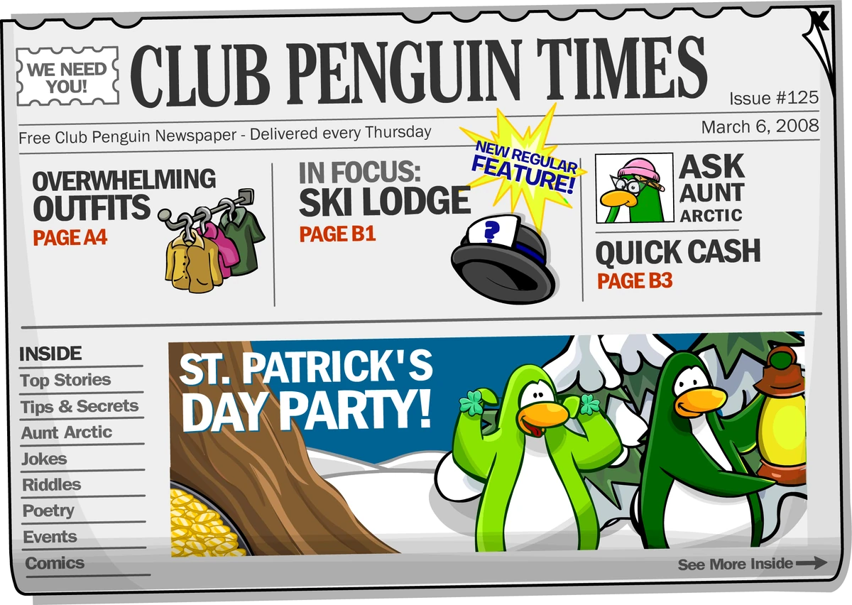 Club Penguin Times/Issue 125 | Club Penguin Wiki | Fandom