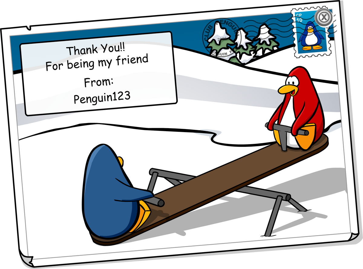 Friendship postcard | Club Penguin Wiki | Fandom Friendship postcard | Club Penguin Wiki | Fandom