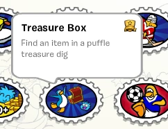 Treasure Box stamp | Club Penguin Wiki | Fandom