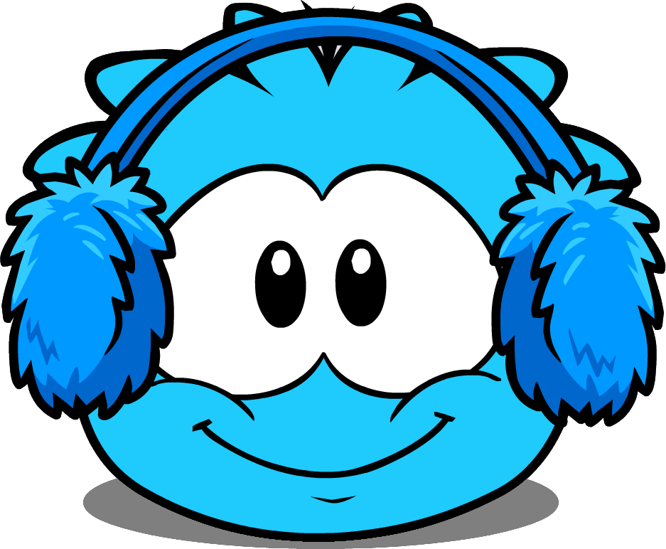 Blue Earmuffs (Puffle Hat) | Club Penguin Wiki | Fandom