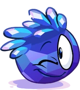 Blue Crystal Puffle | Club Penguin Wiki | Fandom