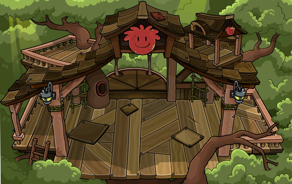 Puffle Tree Fort | Club Penguin Wiki | Fandom