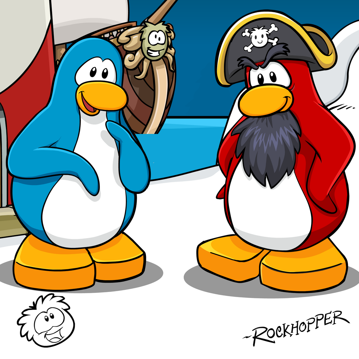 Rockhopper Background | Club Penguin Wiki | Fandom