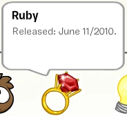 Ruby Pin (ID 7024) | Club Penguin Wiki | Fandom