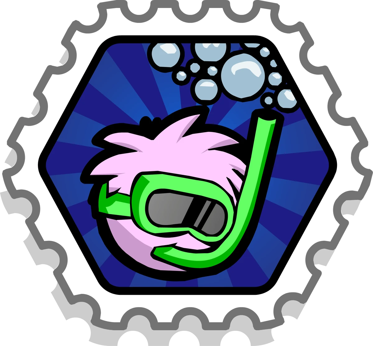 Bubble Master stamp | Club Penguin Wiki | Fandom