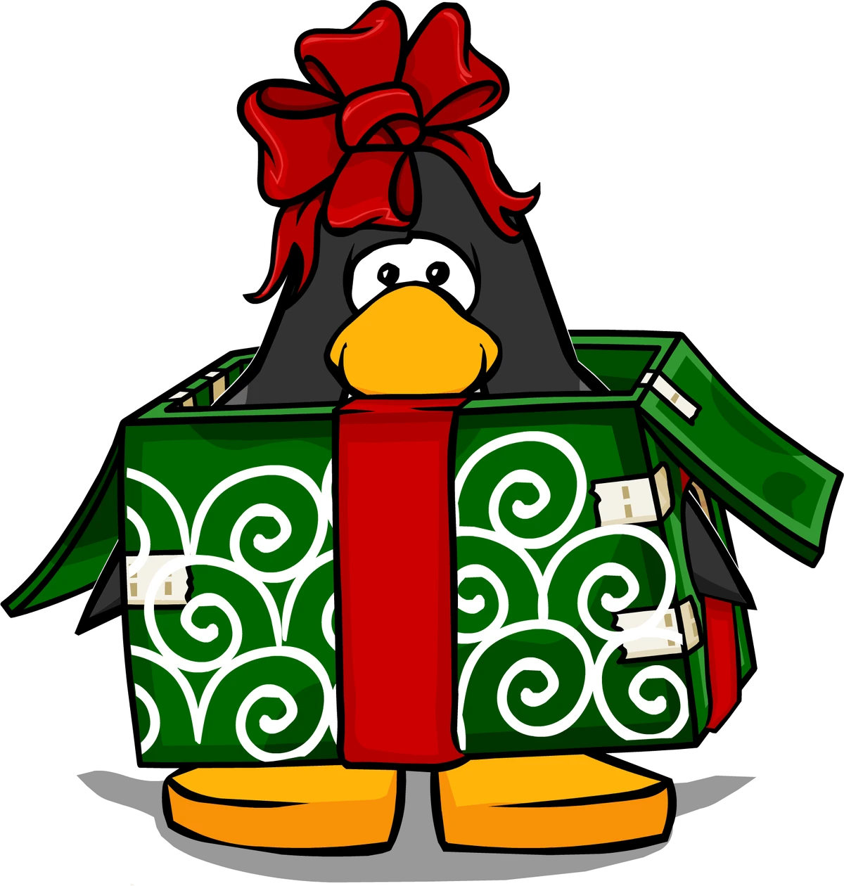 Present Outfit | Club Penguin Wiki | Fandom