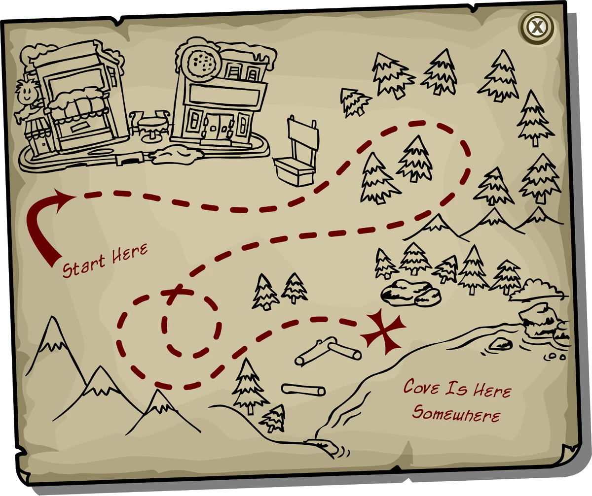 Forest Map | Club Penguin Wiki | Fandom