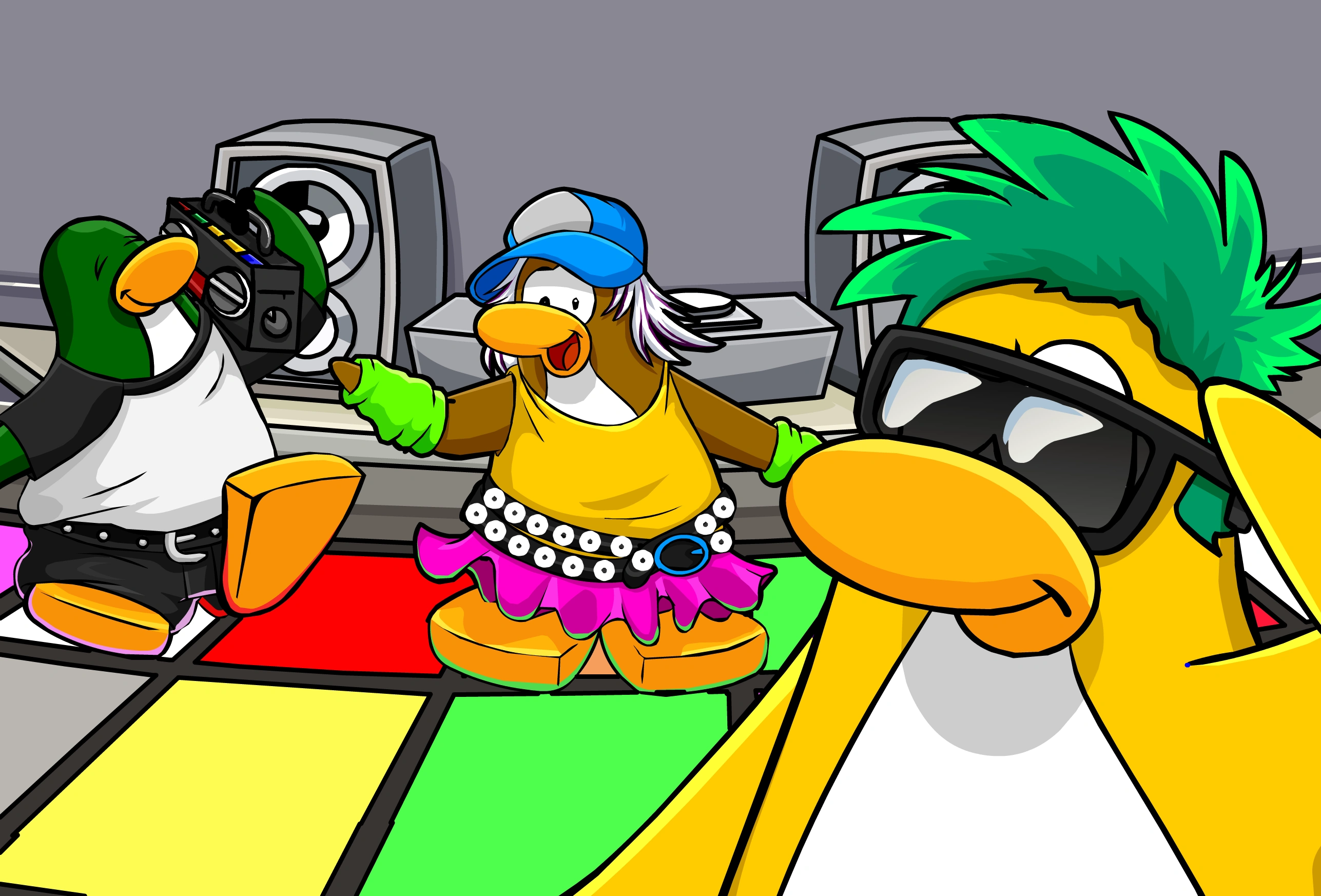 Dance Off postcard | Club Penguin Wiki | Fandom