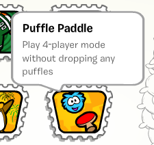 Puffle Paddle stamp | Club Penguin Wiki | Fandom