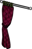 Burgundy Curtains | Club Penguin Wiki | Fandom