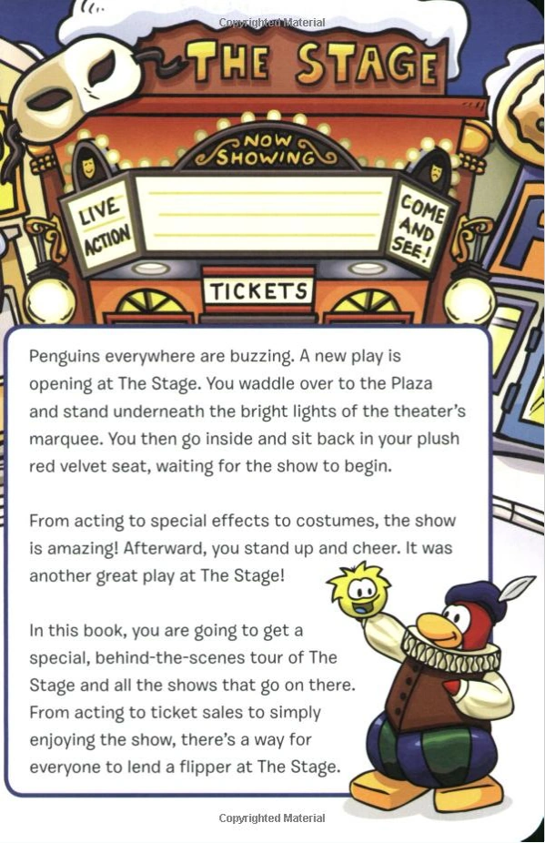 The Official Stage Playbook | Club Penguin Wiki | Fandom