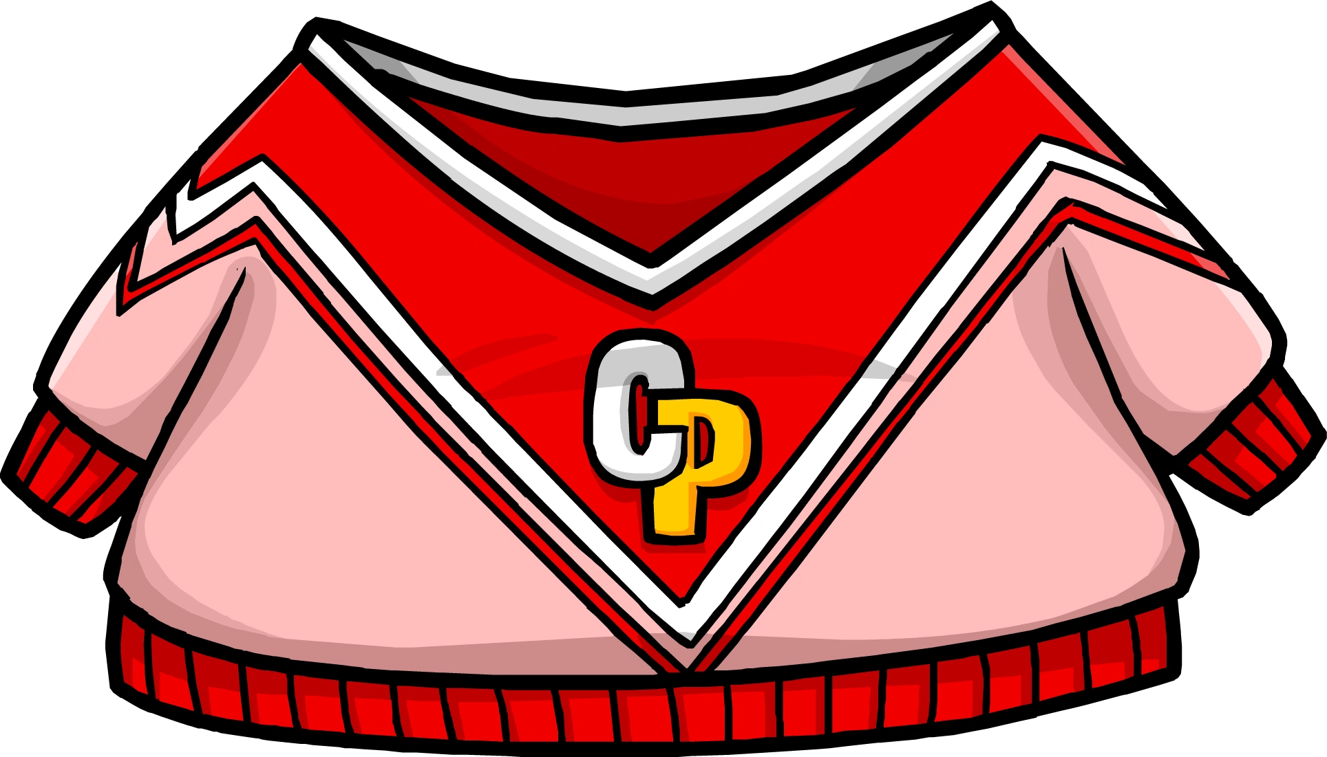 Red Cheerleading Sweater | Club Penguin Wiki | Fandom