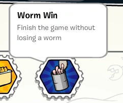 Worm Win stamp | Club Penguin Wiki | Fandom