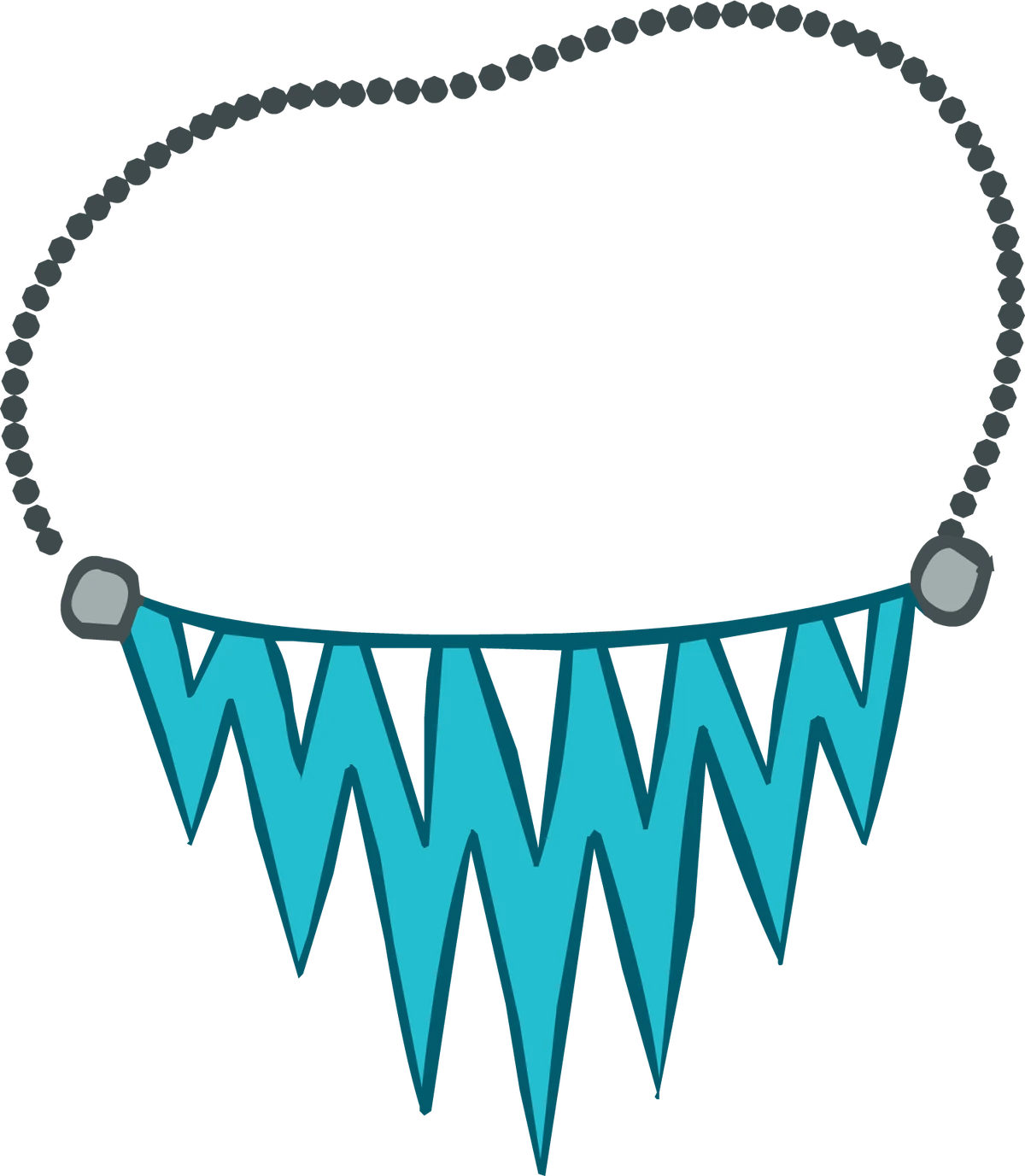 Edgy Necklace | Club Penguin Wiki | Fandom