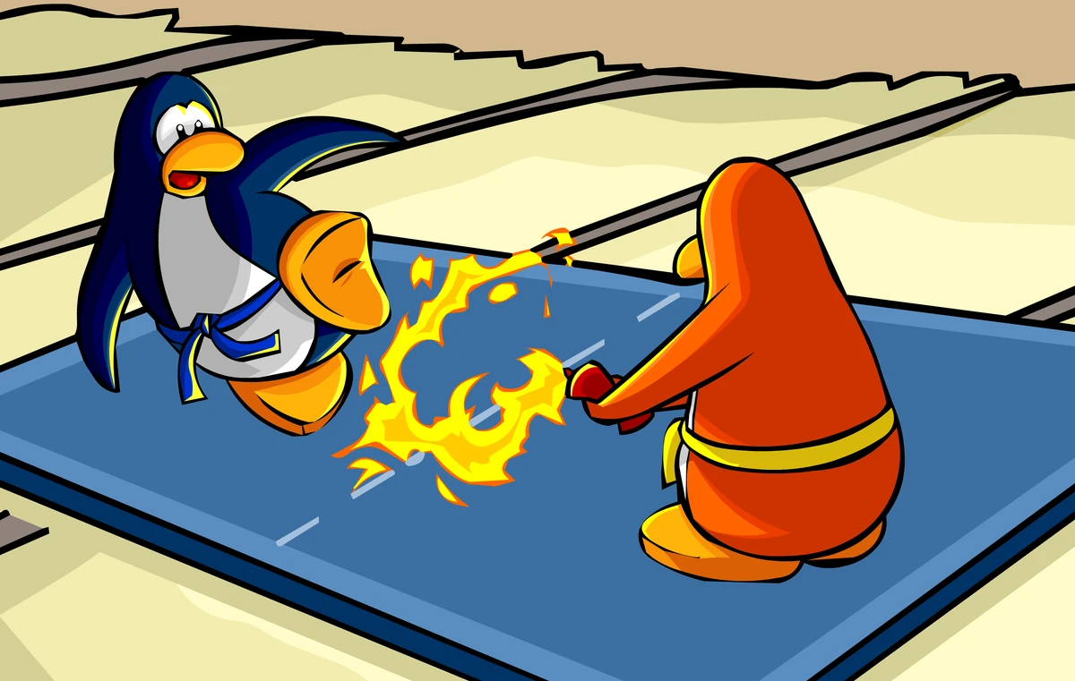 Dojo postcard | Club Penguin Wiki | Fandom