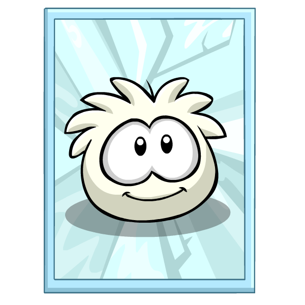 Poster de Puffle Blanco | Club Penguin Wiki | Fandom