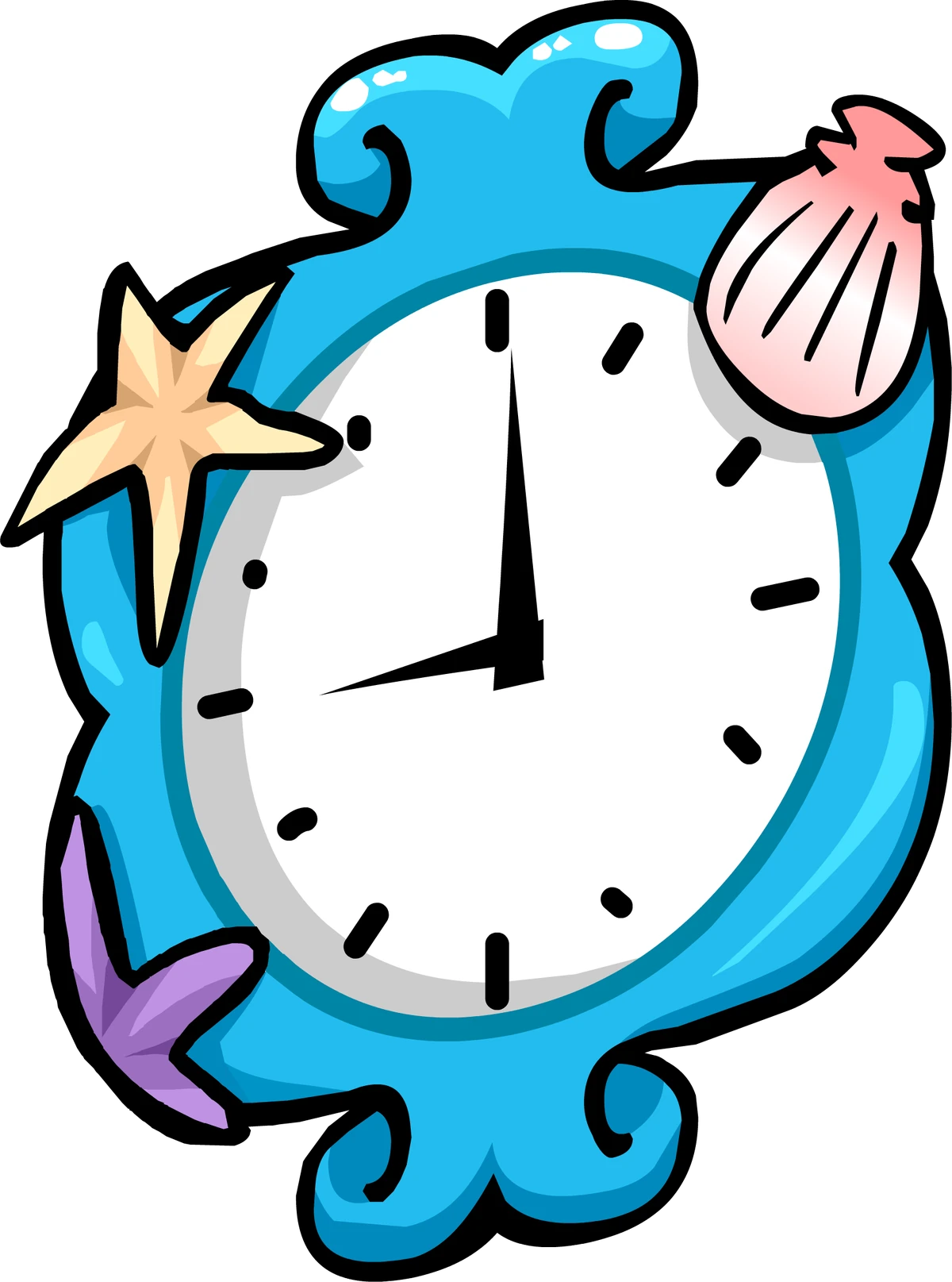 Mermaid Clock | Club Penguin Wiki | Fandom