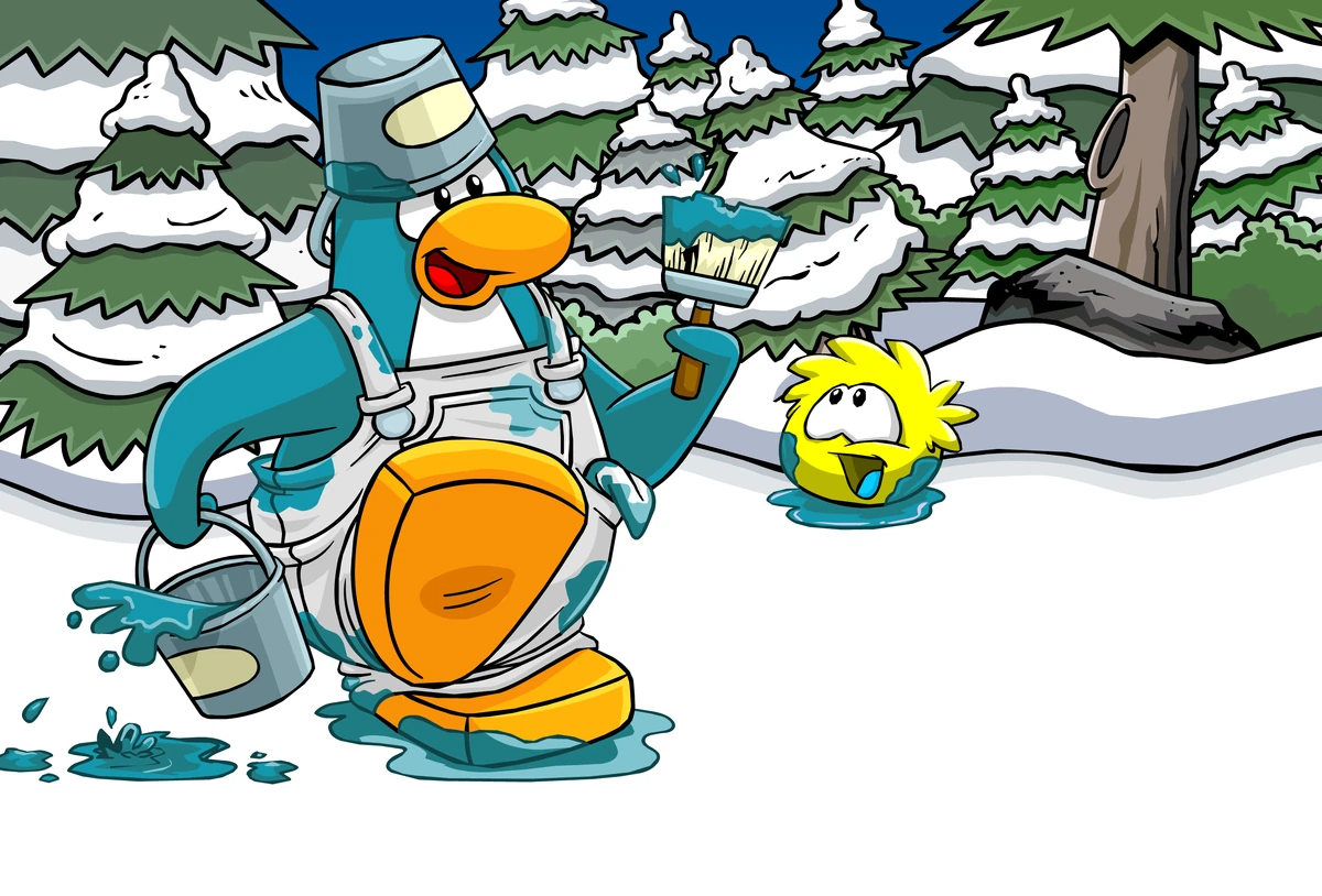 Vote Aqua postcard | Club Penguin Wiki | Fandom