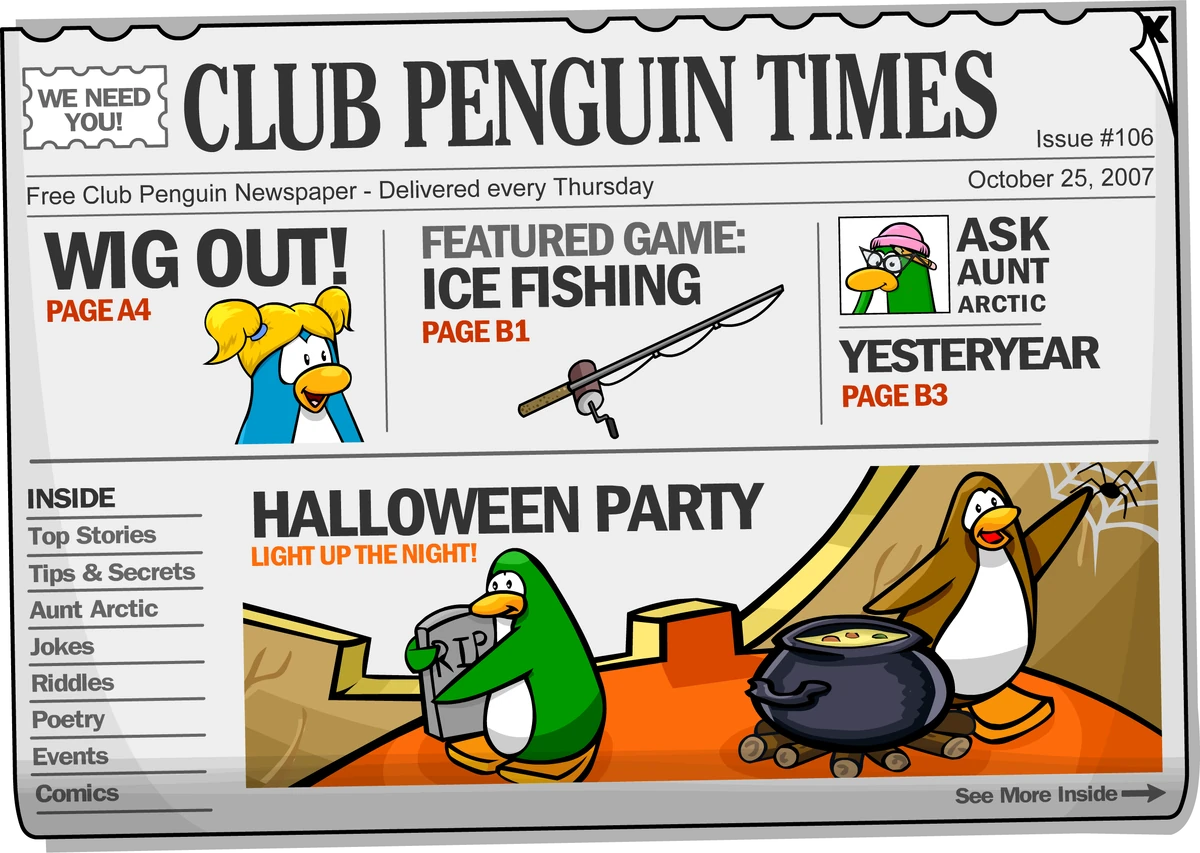 Club Penguin Times/Issue 106 | Club Penguin Wiki | Fandom