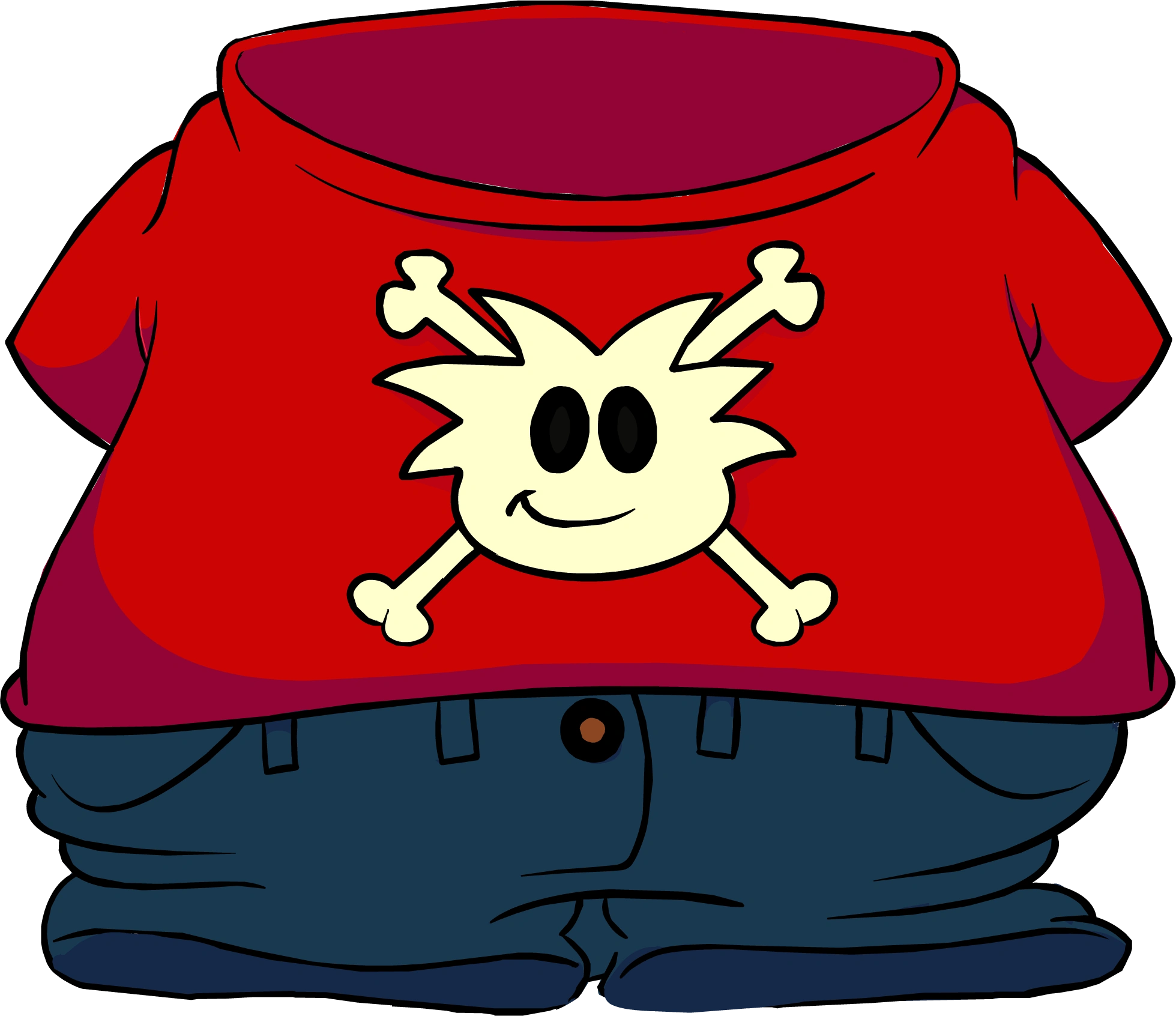 Red Skater Punk Outfit | Club Penguin Wiki | Fandom