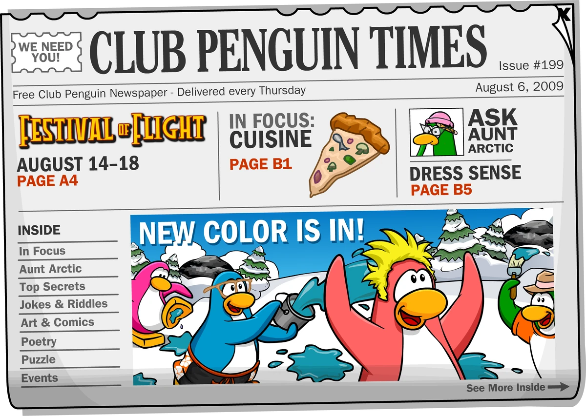 Club Penguin Times/Issue 199 | Club Penguin Wiki | Fandom