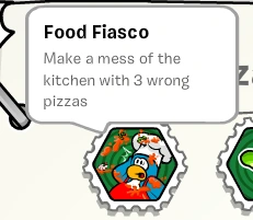 Food Fiasco stamp | Club Penguin Wiki | Fandom