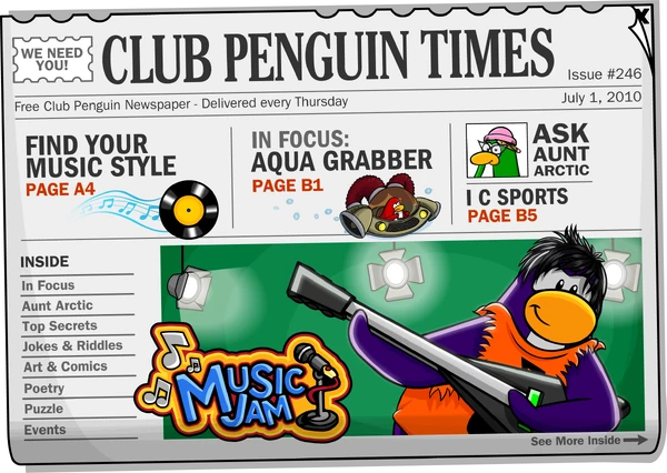 Club Penguin Times/Issue 246 | Club Penguin Wiki | Fandom