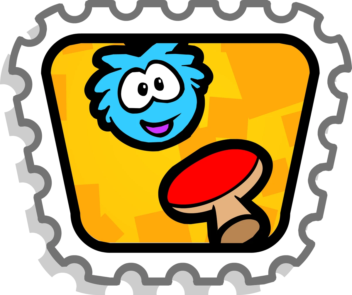 Puffle Paddle stamp | Club Penguin Wiki | Fandom
