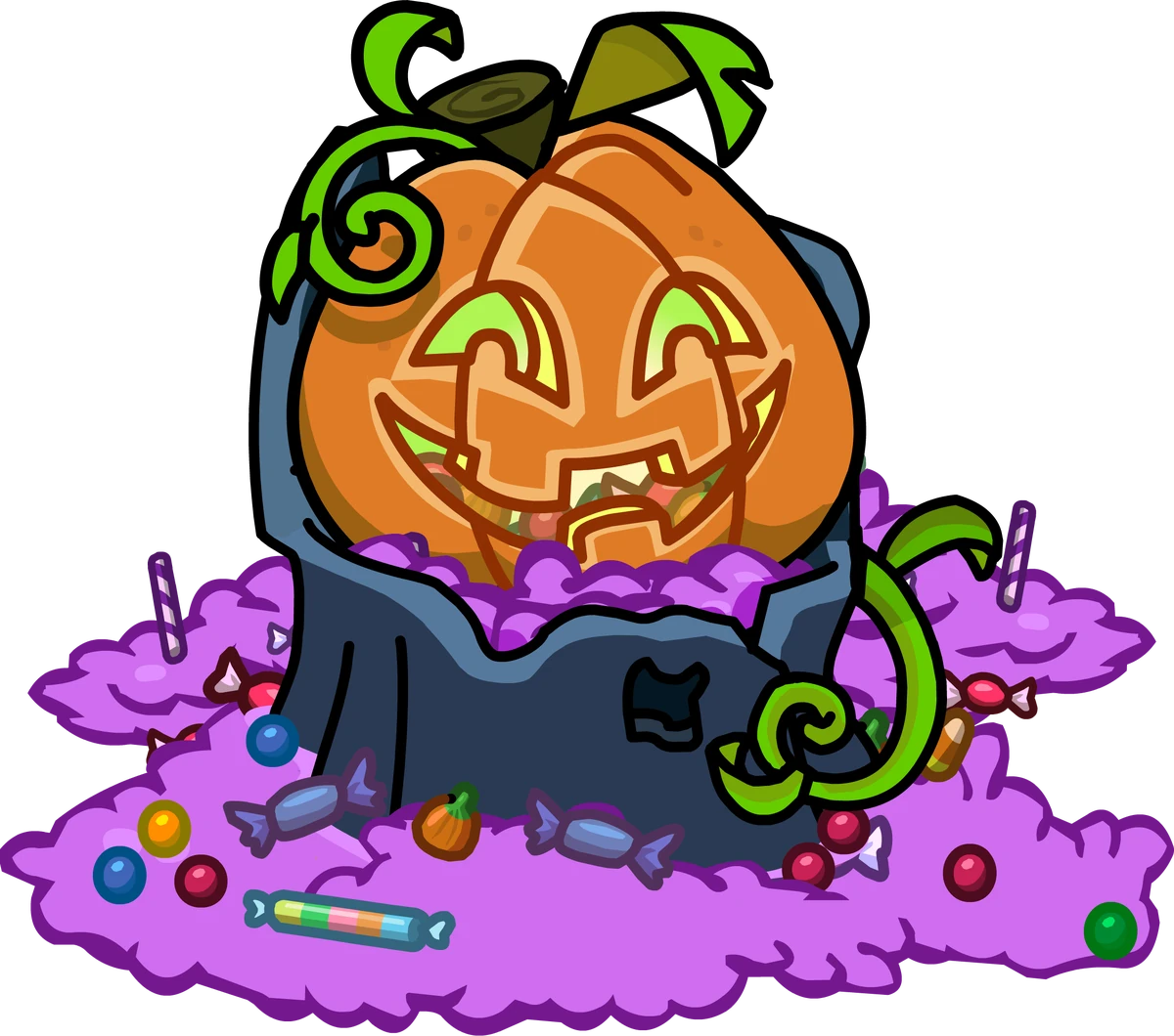 Trick Or Treat Pumpkin | Club Penguin Wiki | Fandom