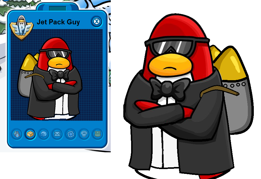 User blog:123kitten1/Jet pack guy Player card | Club Penguin Wiki | Fandom