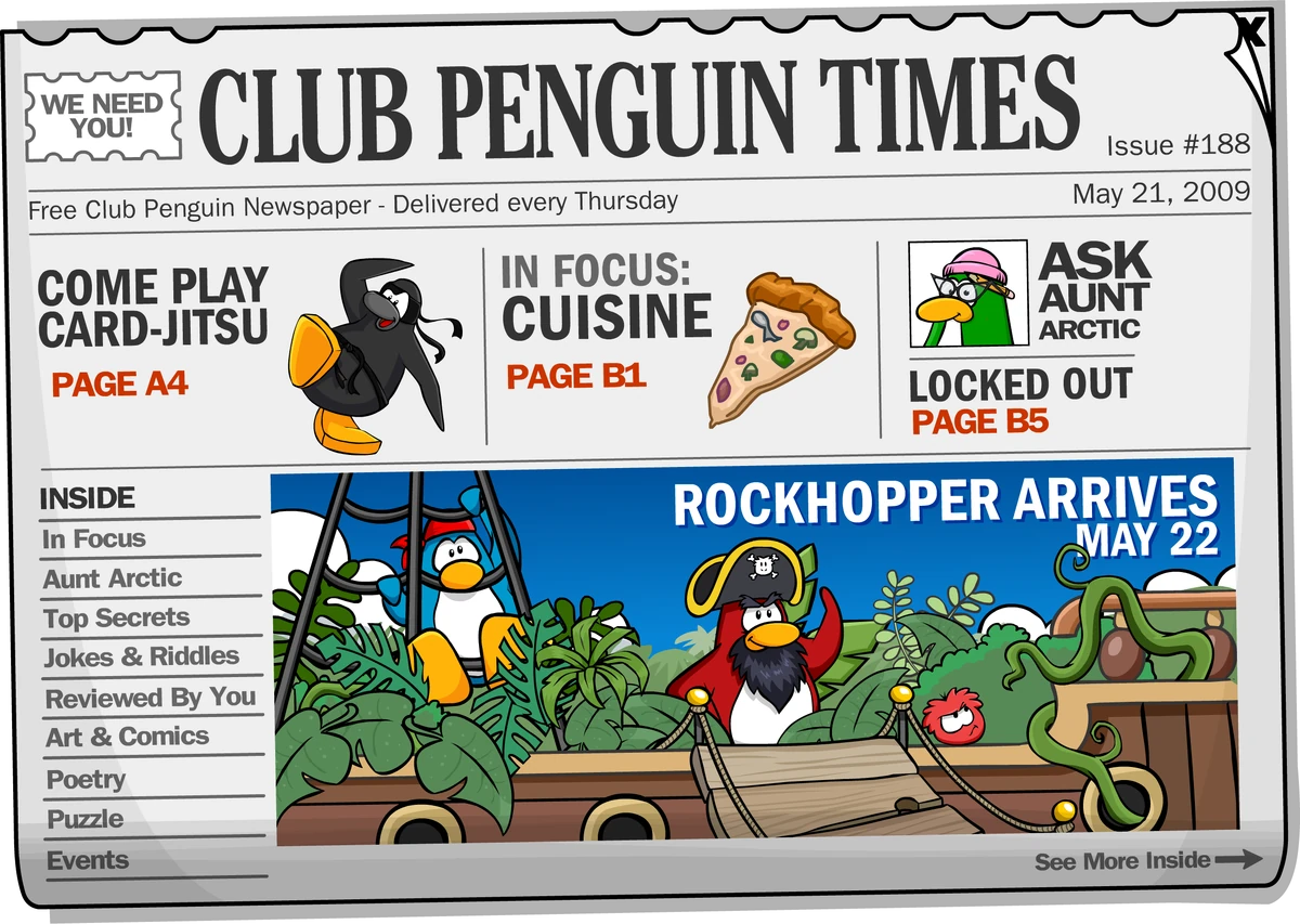 Club Penguin Times/Issue 188 | Club Penguin Wiki | Fandom