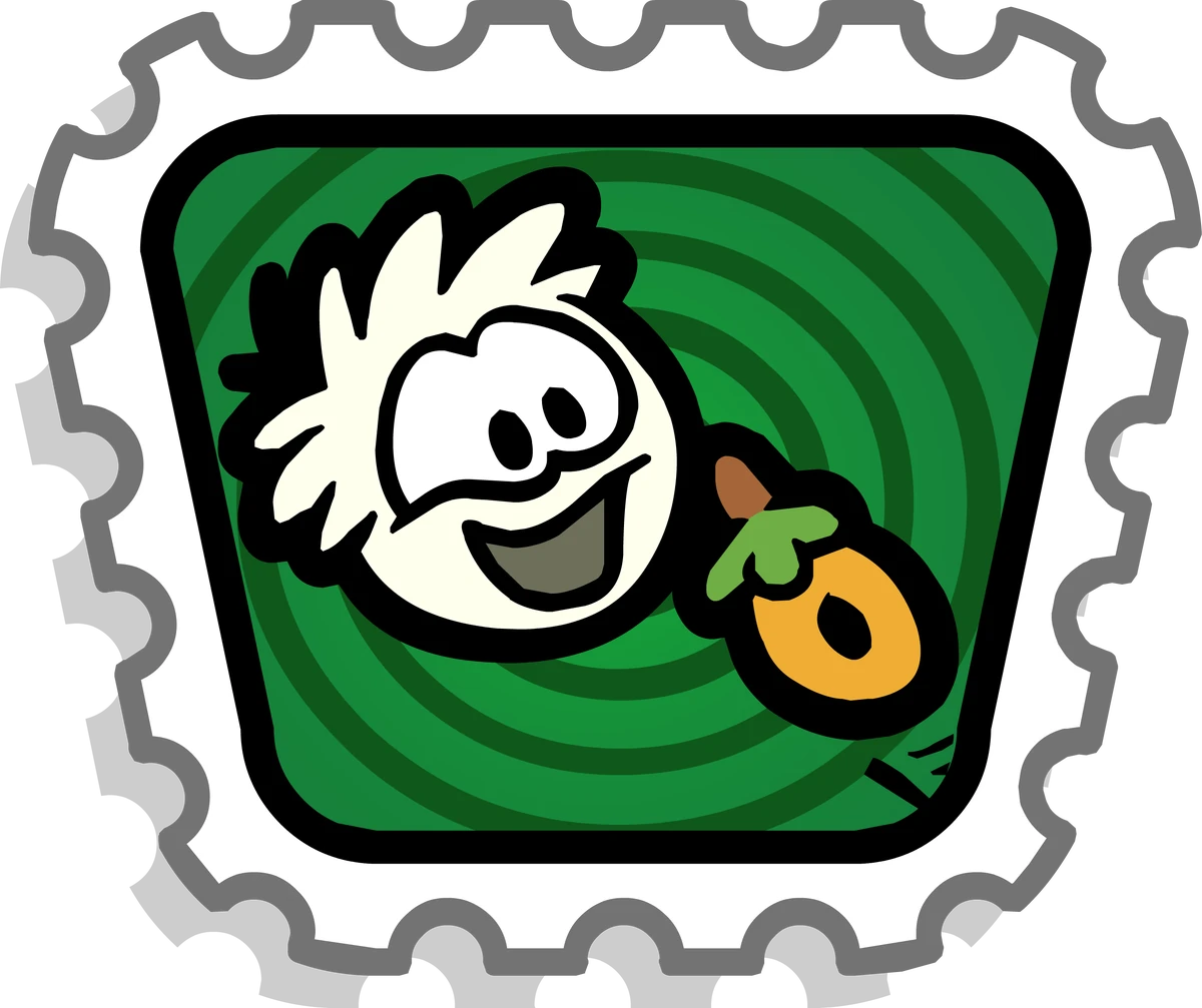 White Puffle stamp | Club Penguin Wiki | Fandom
