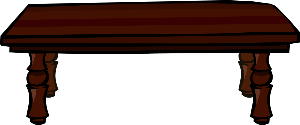 Rosewood Dinner Table | Club Penguin Wiki | Fandom