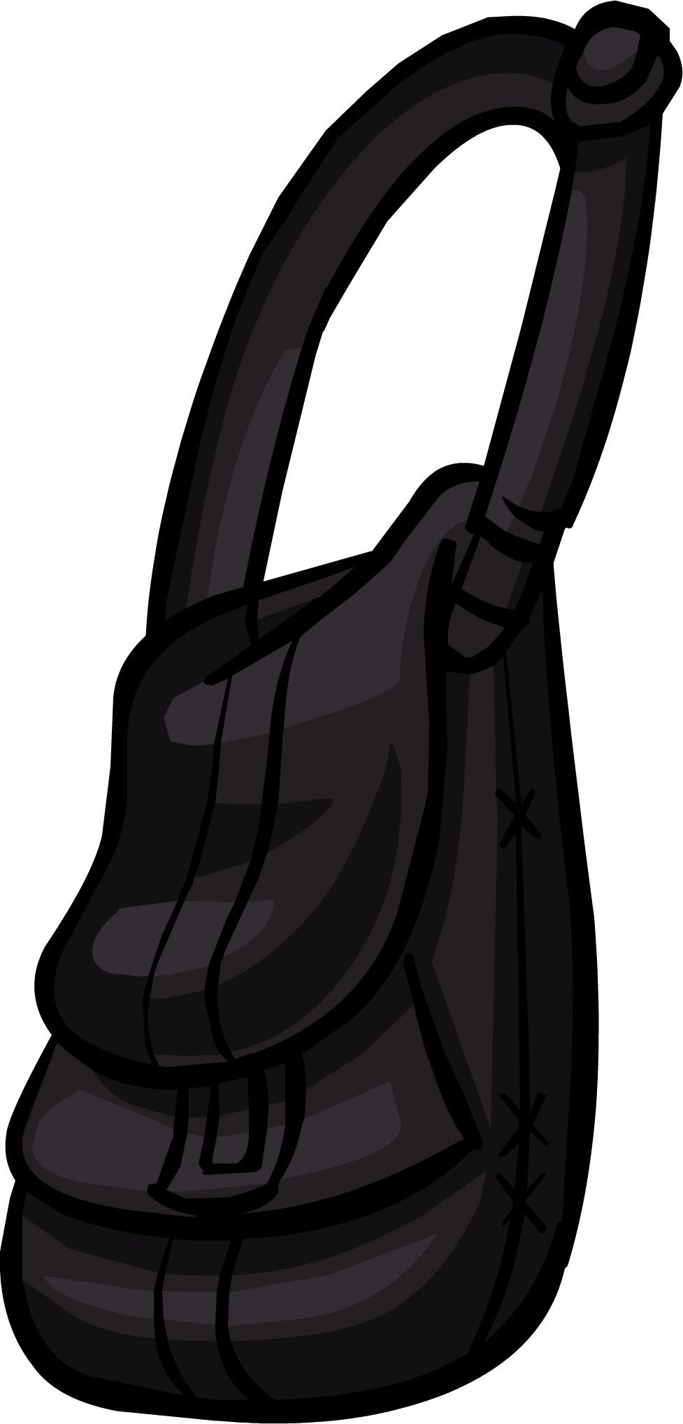 Black Shoulder Bag | Club Penguin Wiki | Fandom