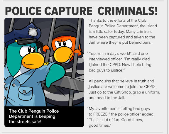 Club Penguin Police Department | Club Penguin Wiki | Fandom