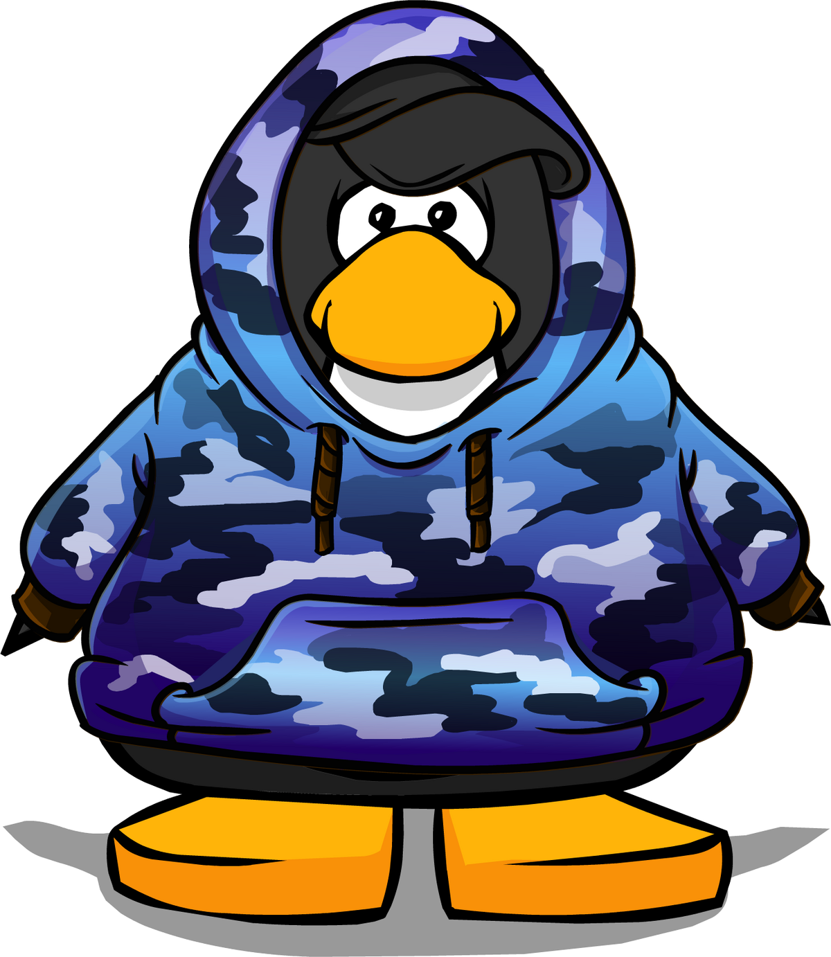 Blue Hip Hop Hoodie | Club Penguin Wiki | Fandom
