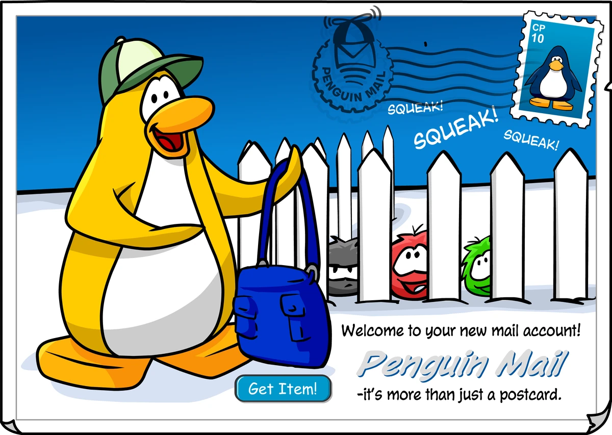 Penguin Mail postcard | Club Penguin Wiki | Fandom