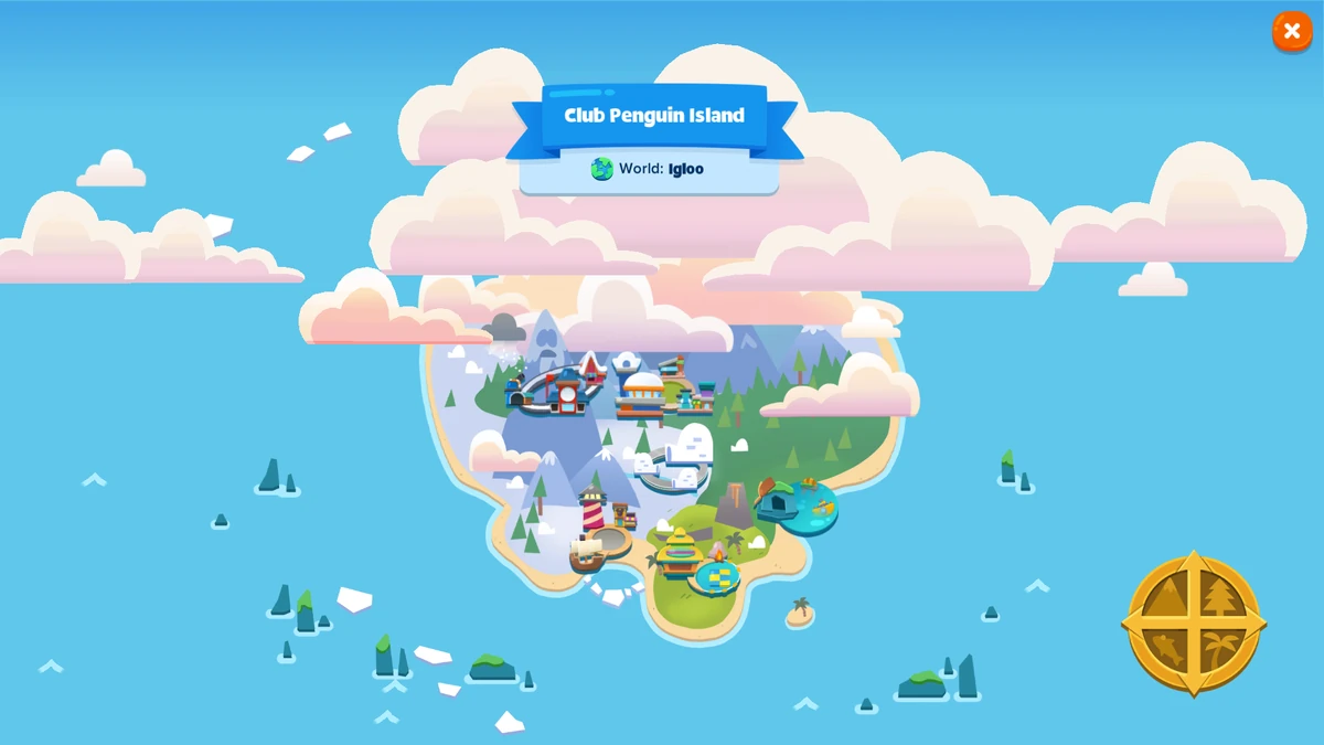 Map | Club Penguin Wiki | Fandom